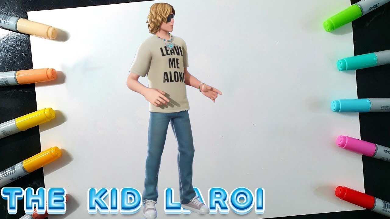 How to draw The Kid Laroi from Fortnite Chapter 4 - YouTube