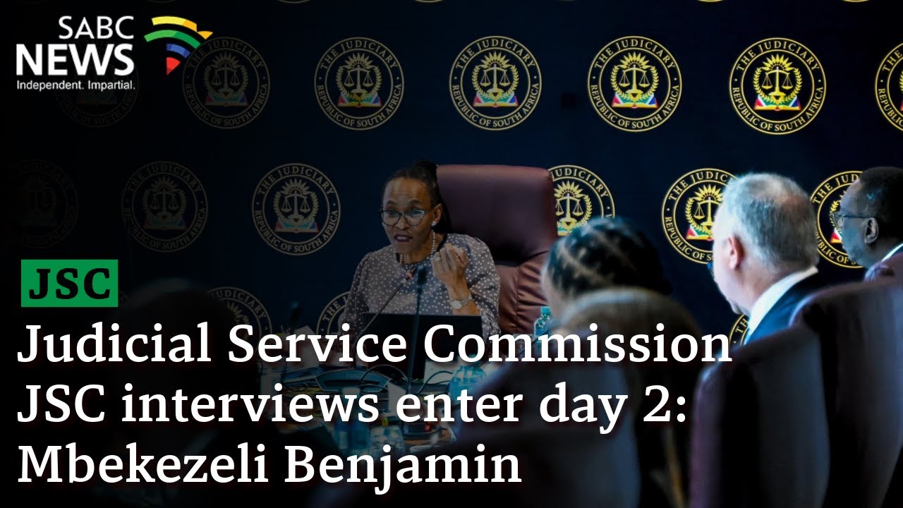 JSC | JSC interviews enter day 2: Mbekezeli Benjamin - YouTube