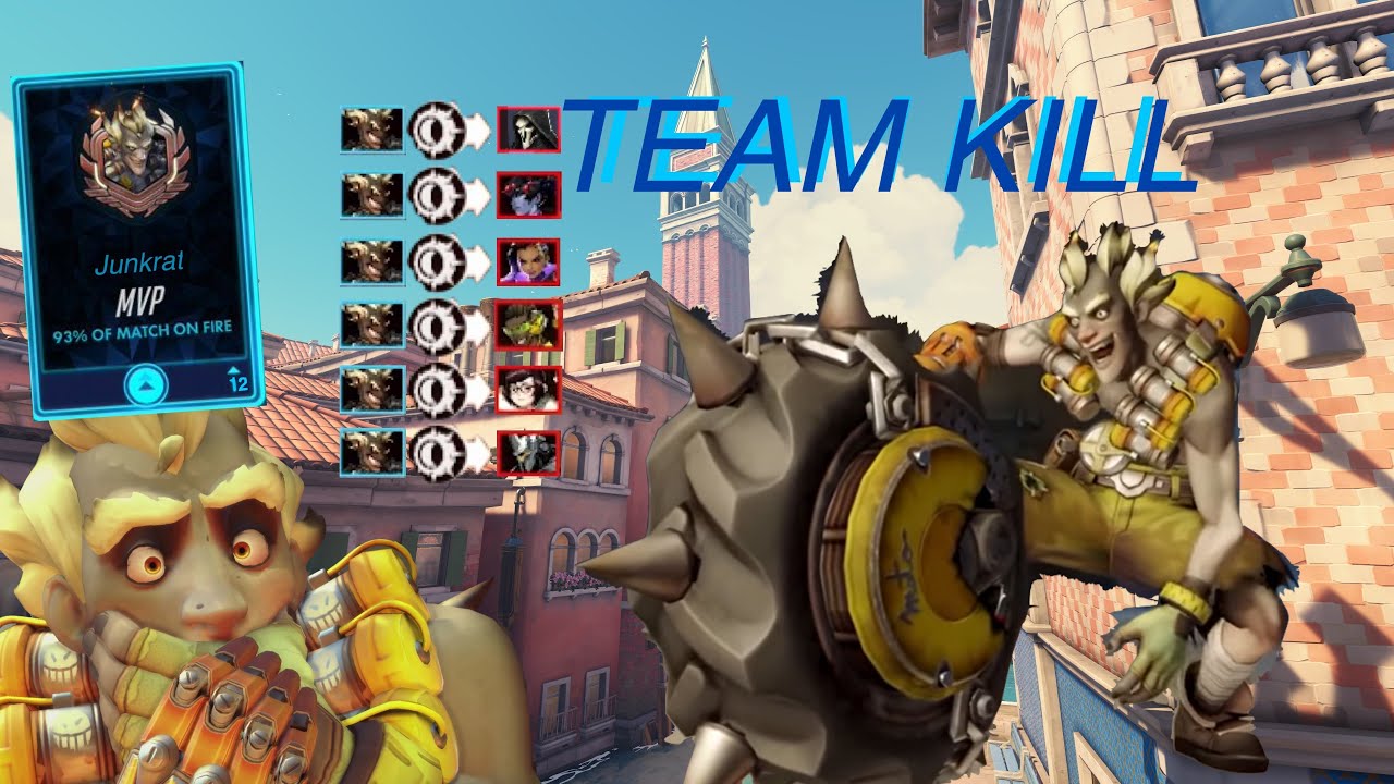 Junkrat Rip Tire Compilation - Overwatch - YouTube