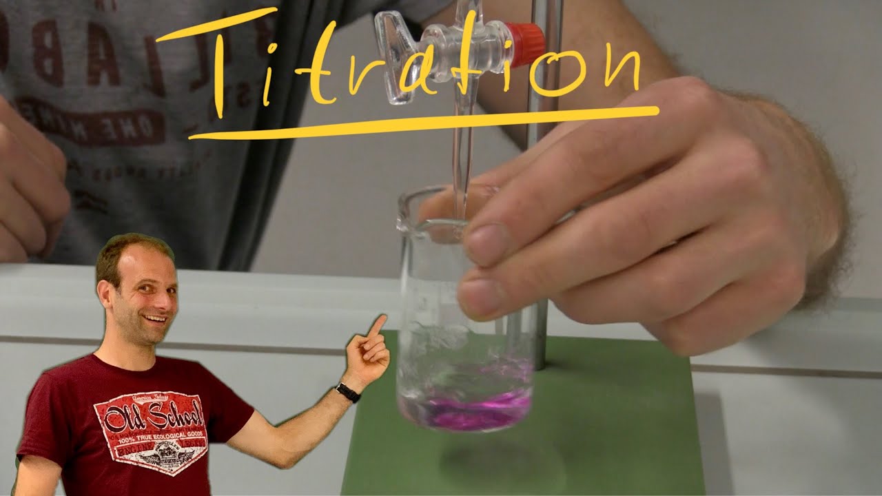 Titration - durchführen und berechnen - YouTube