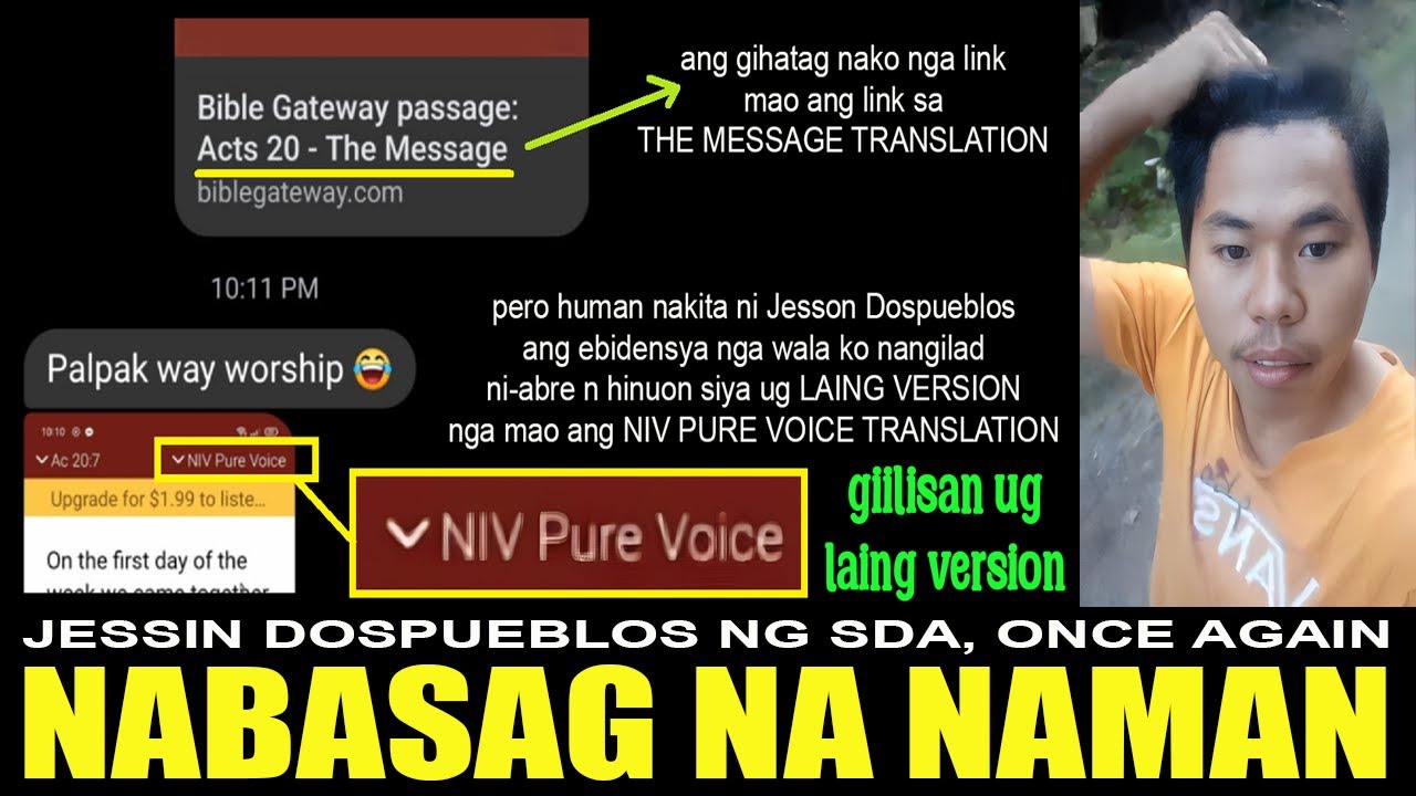 BASAG NA BASAG si Jesson Dospueblos ng SDA! Hindi Nakasagot sa ...