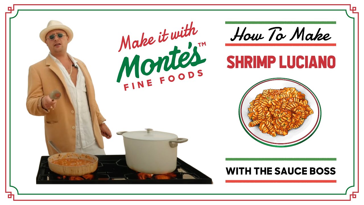 Make It With Monte's: Shrimp Luciano - YouTube