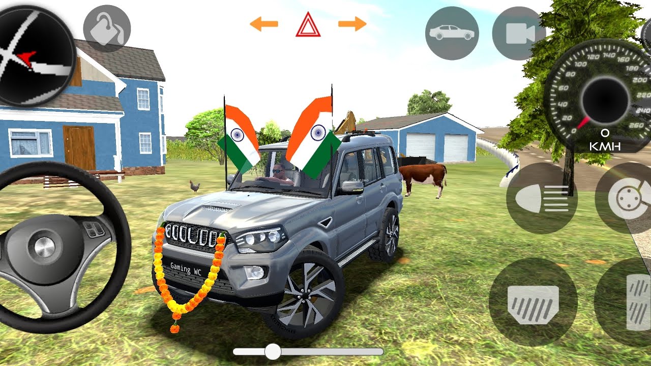 Modified Mahindra Scorpio 😈 indian car simulator 3d offroad village ...