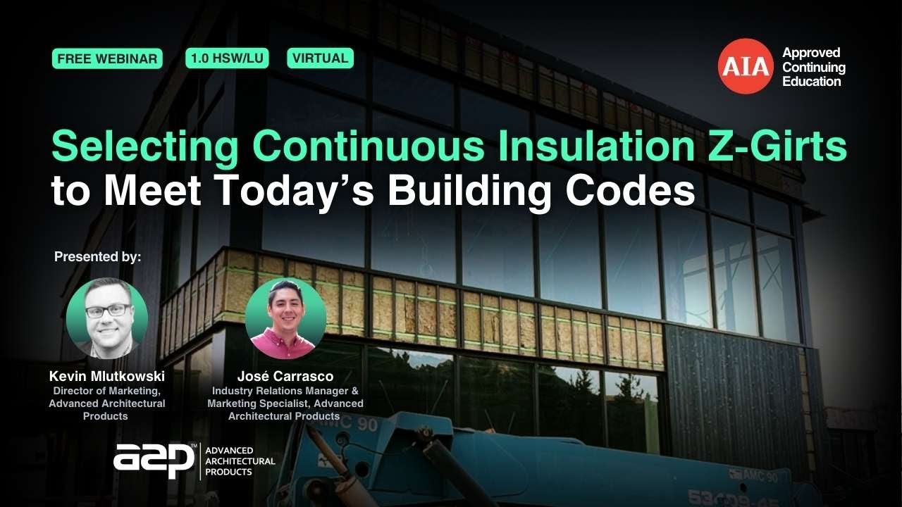 Selecting Continuous Insulation Z Girts to Meet Today's Building Codes ...