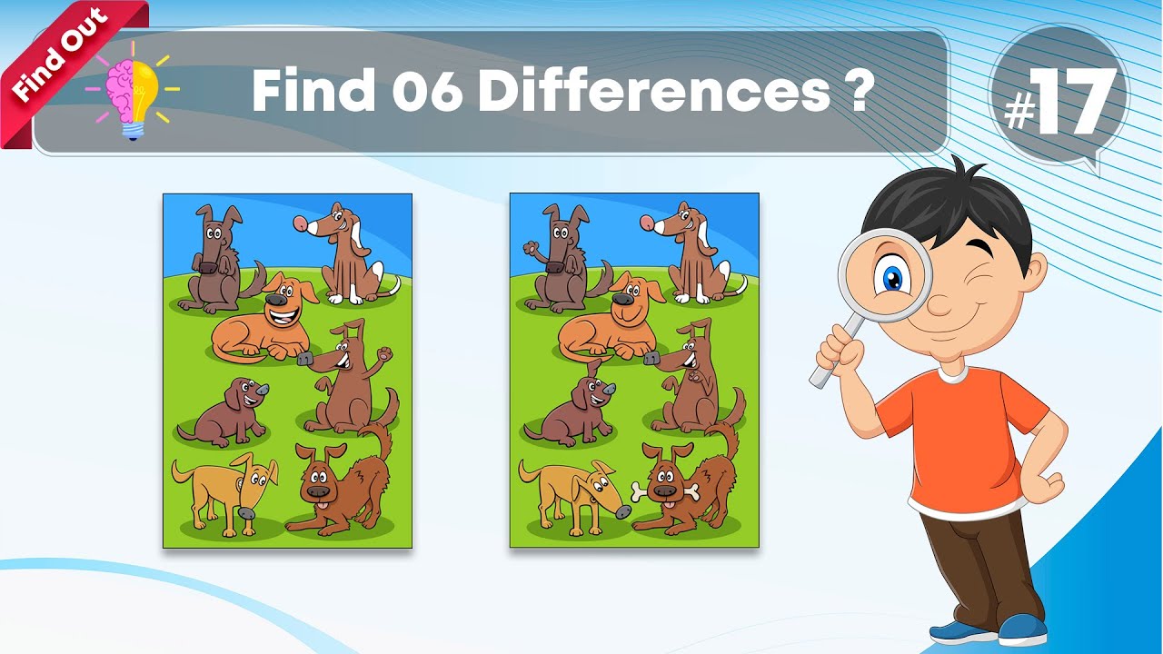 Find 6 differences in two pictures #17 - YouTube