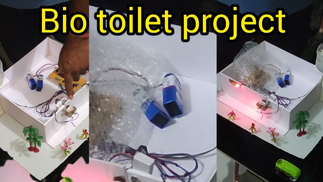 scince project bio toilet|| how to assemble bio toilet #science # ...