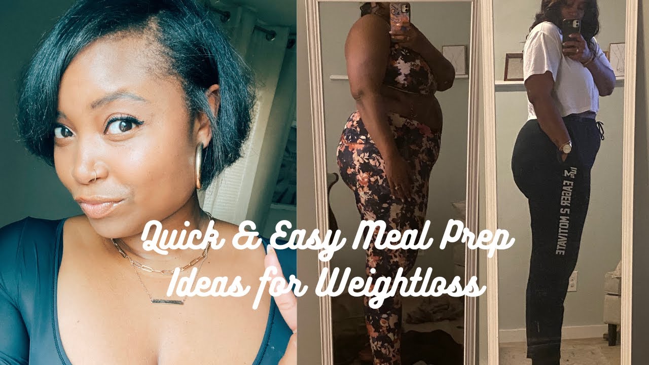 My Quick & Easy Meal Prep for 40+ lbs Weightloss - YouTube