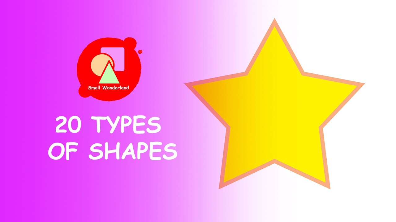 20 Types Of Shapes YouTube 20 Types Of Shapes YouTube
