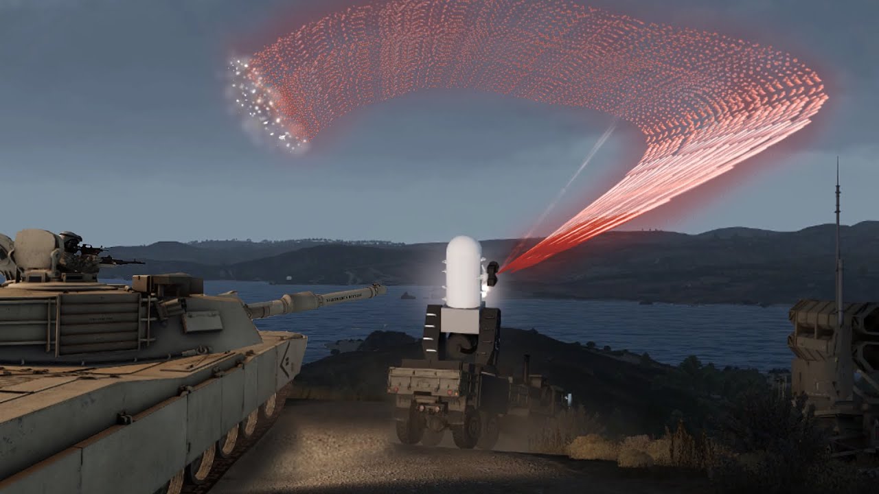 M1 Abrams Tank Firing - Su-25 going down - C-RAM - SAM Defense System ...