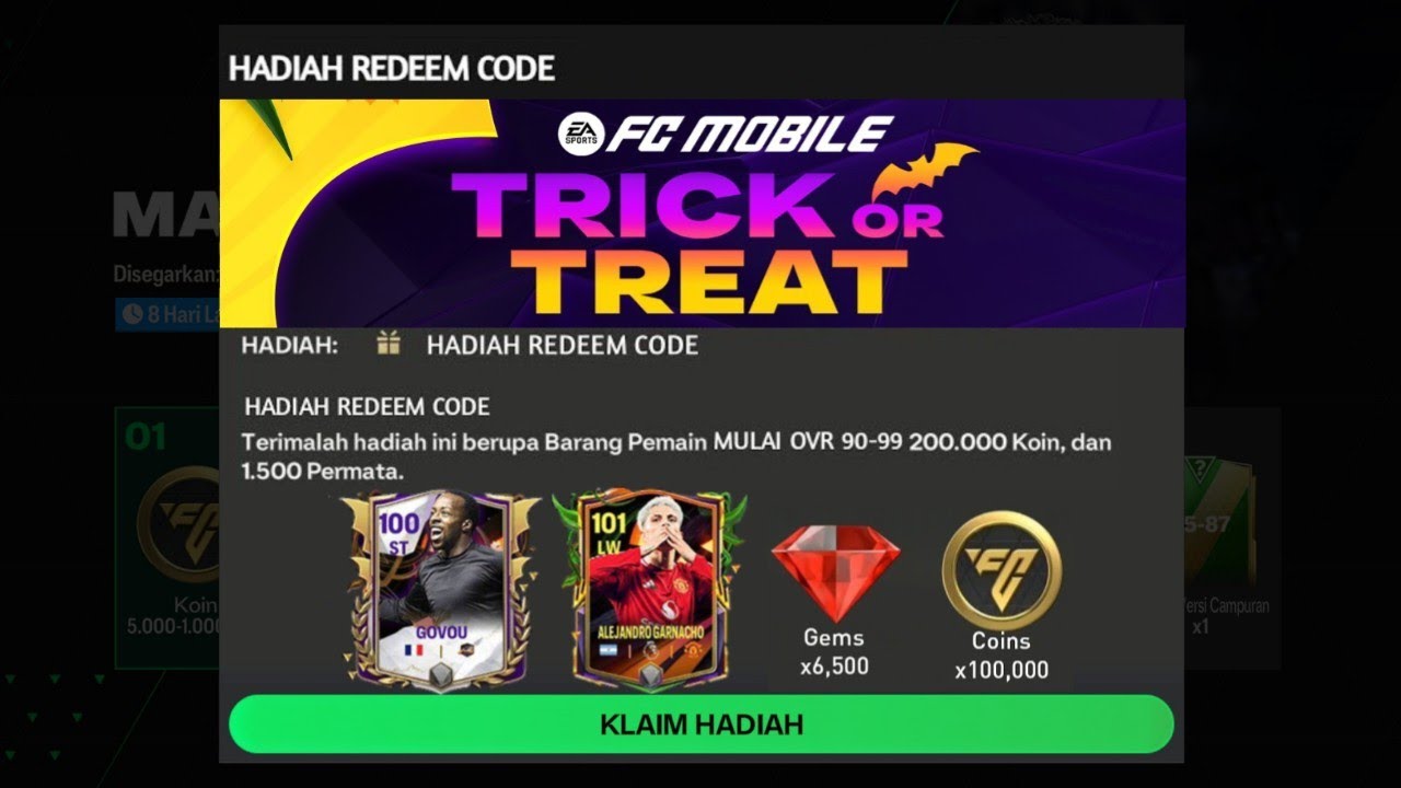 2 KODE REDEEM FC MOBILE TERBARU HARI INI | CARA REDEEM KODE DI FC ...