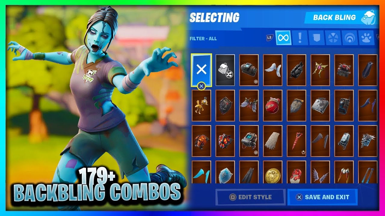 Before You Buy "DECAYING DRIBBLER" - All Back Bling Combinations In ...