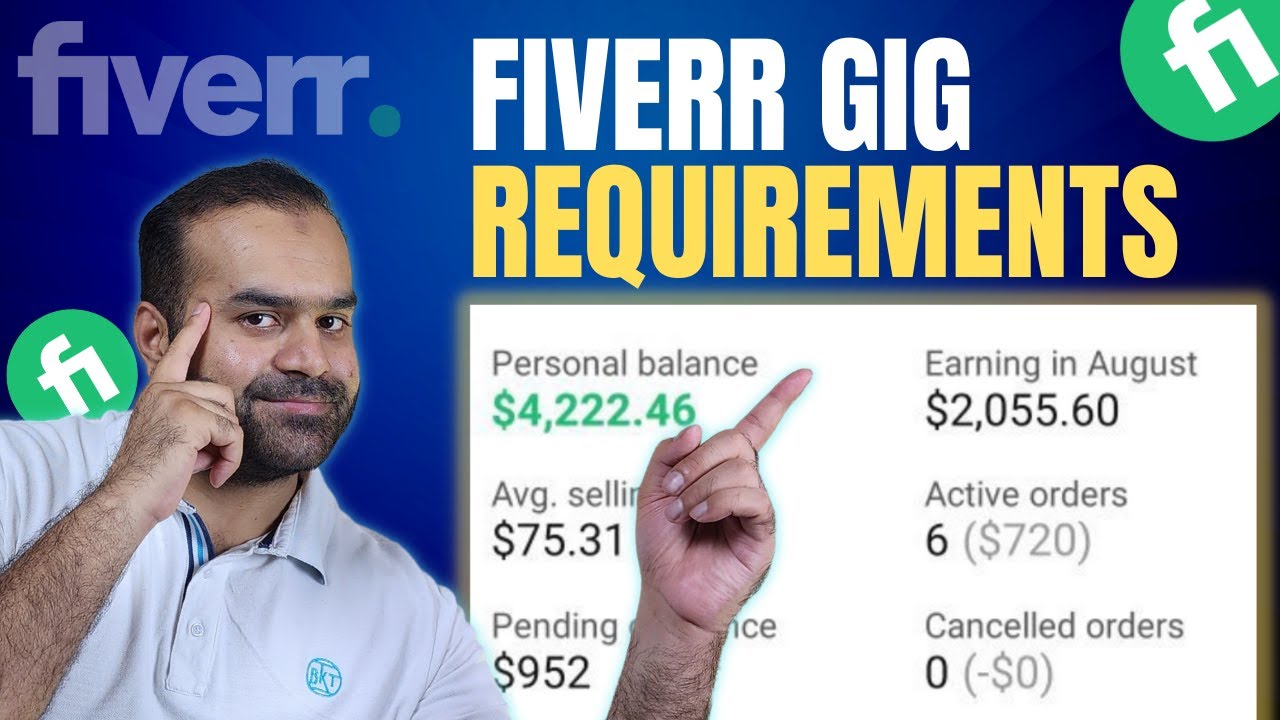 How To Ask For Order Requirements | Create Gig on Fiverr | Class 09 ...