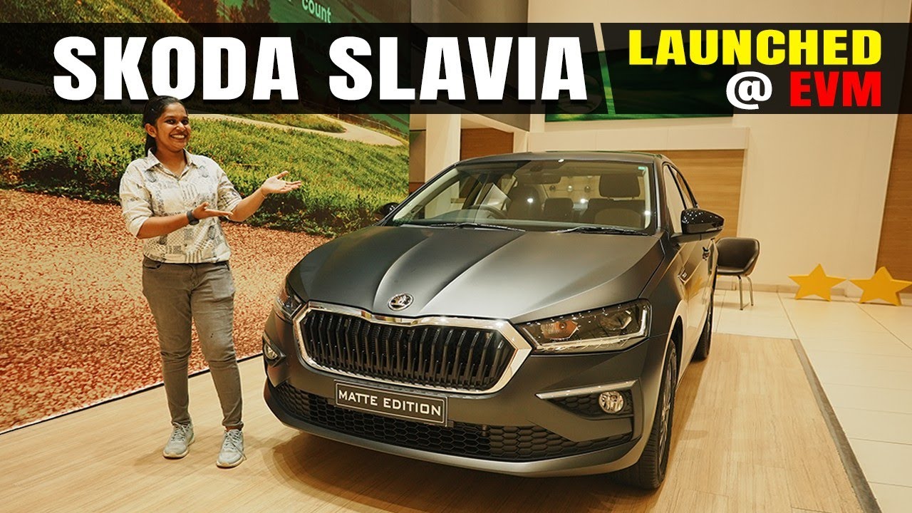 Skoda Slavia Matte Edition Launched At EVM Skoda | EVM Motomotive - YouTube