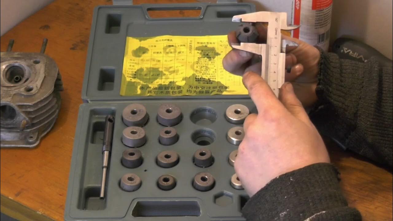 Зенковки шарошки для ремонта седел клапанов с Алиэкспресс - YouTube