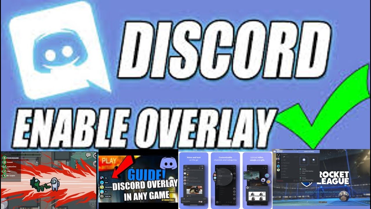 How to Enable Discord’s In-Game Overlay | Among Us discord voice ...