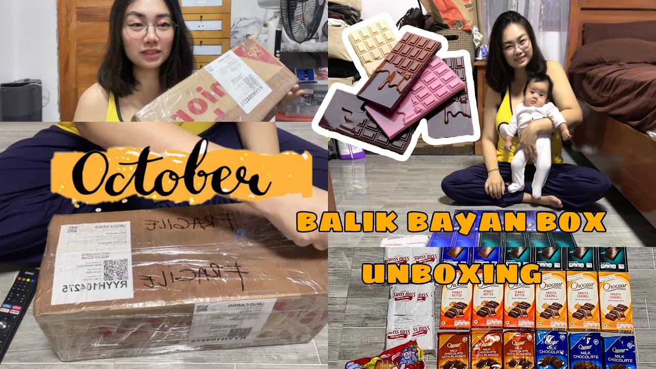 BALIK BAYAN BOX | CHOCOLATES | AIRA CEL BITANGCOL - YouTube