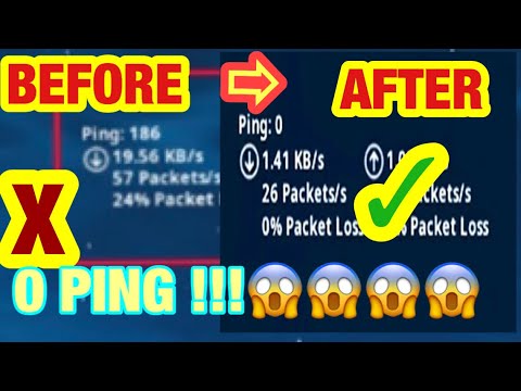 * 0 PING * HOW TO GET 0 PING ON FORTNITE WORKS ON PC , PS4 ,XBOX ...