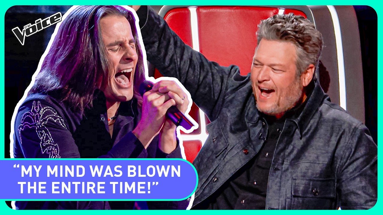 50-Year-Old Rocks the Stage with Unbelievable The Voice Blind Audition ...