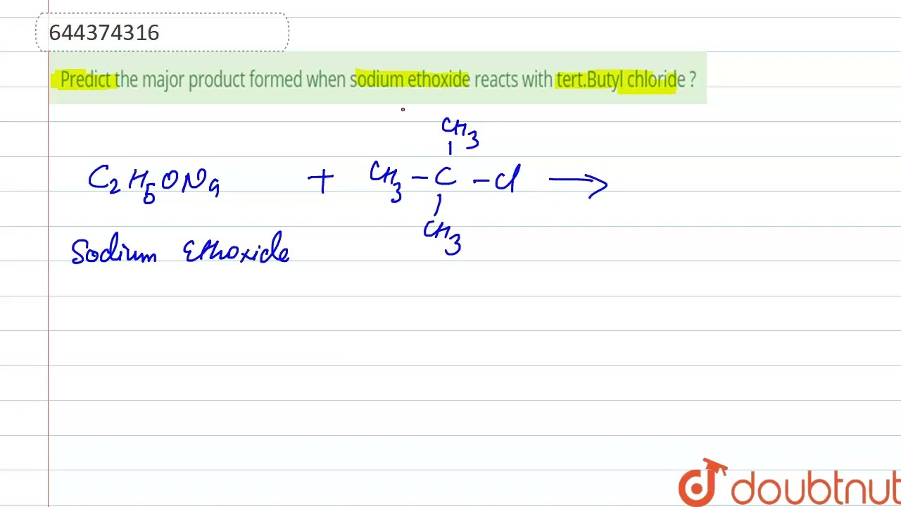 Benzyl Bromide With Sodium Ethoxide