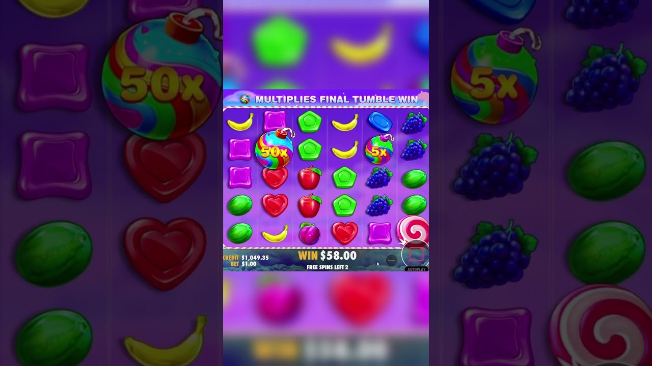 50x Bomb Hit On Sweet Bonanza - YouTube