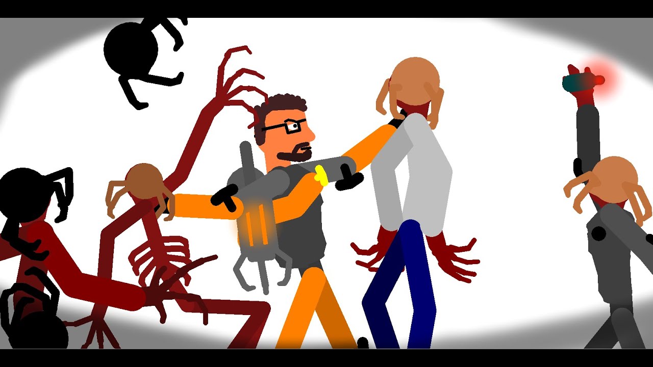 Gordon Freeman VS Zombies (Half Life 2) (pivot animator) - YouTube