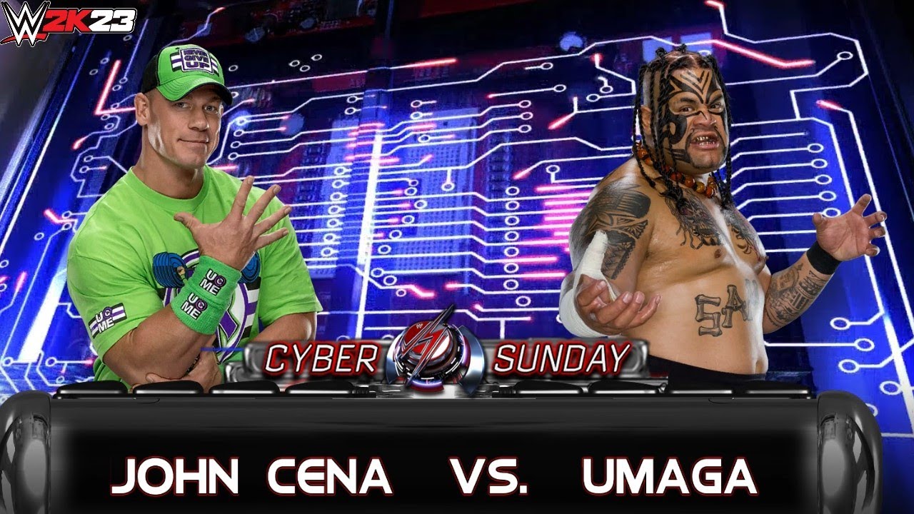 Full Match - John Cena vs. Umaga: Cyber Sunday|WWE 2K23 - YouTube