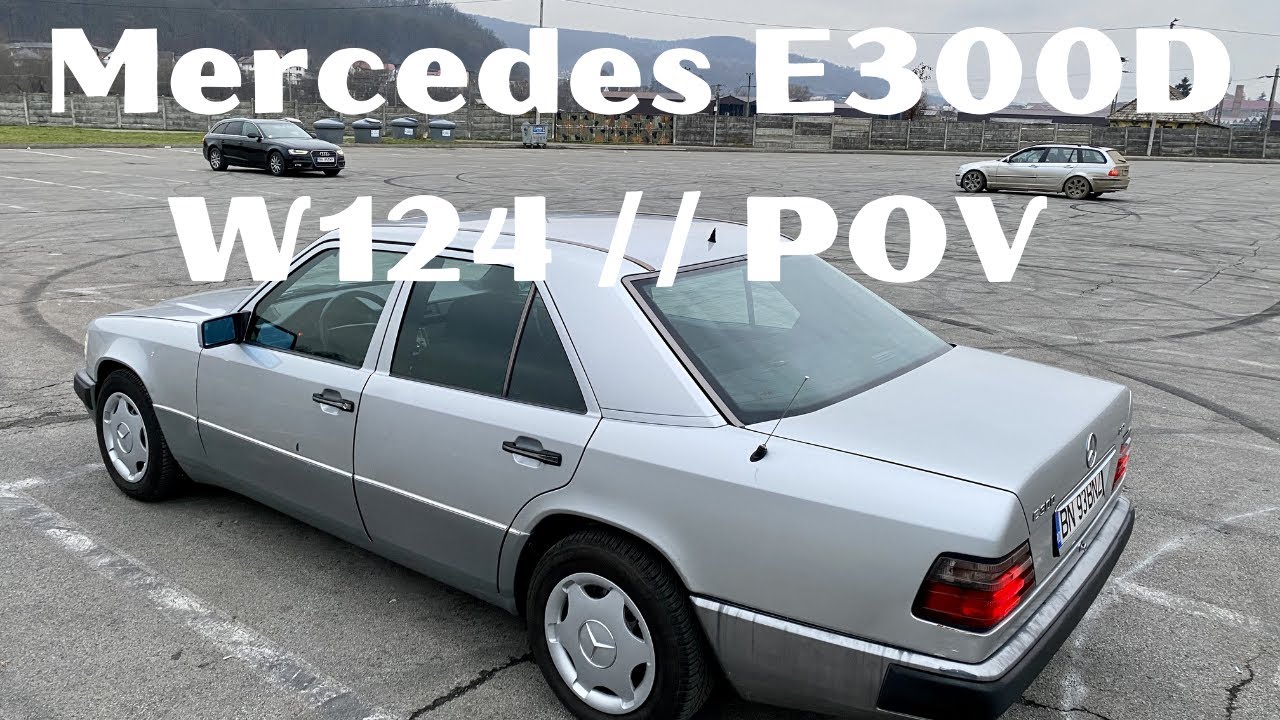 1993 Mercedes E300D W124 OM606 Drone // Driving POV - YouTube