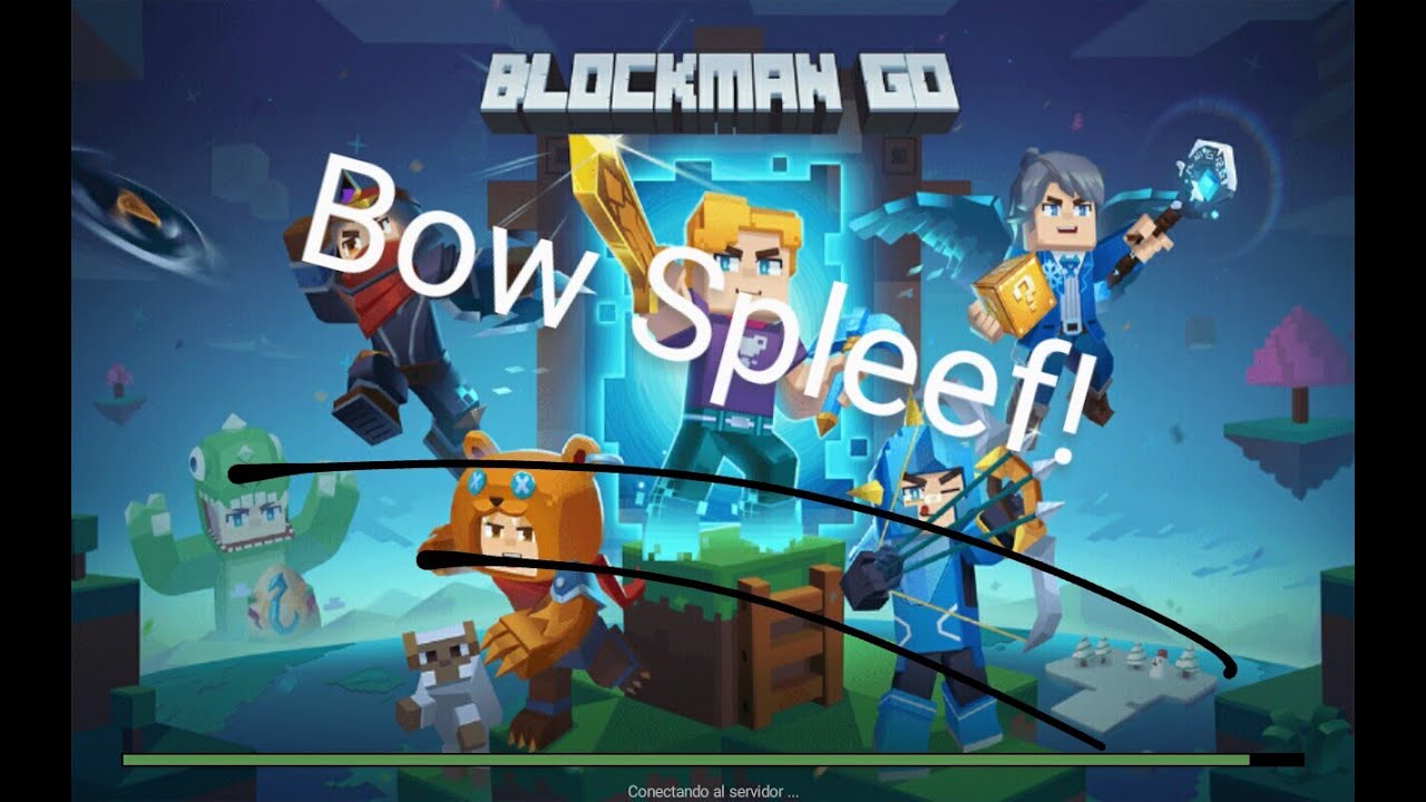 Block man go episode 9 playing bow spleef - YouTube