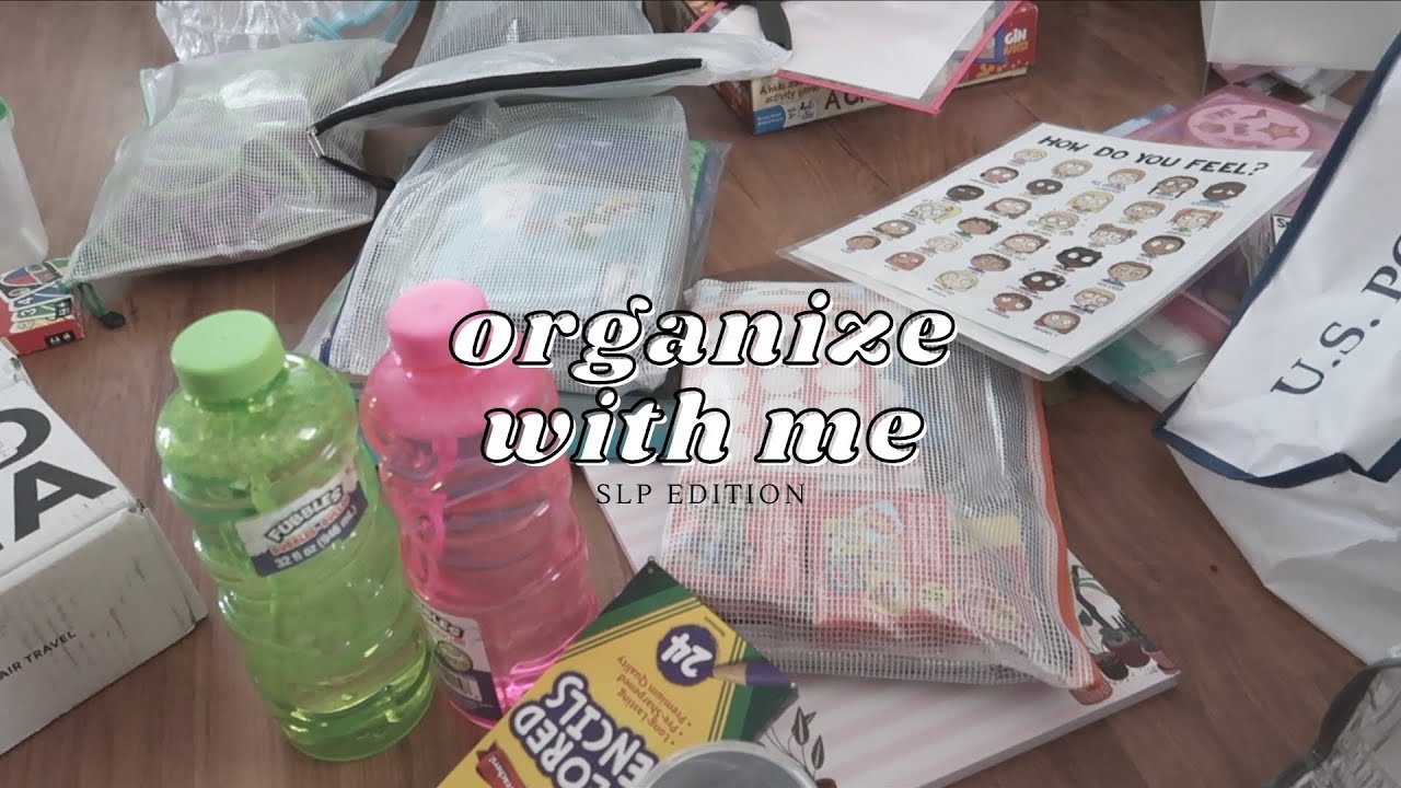 organize my SLP materials with me – DIY, go-to favorites, tips & tricks ...