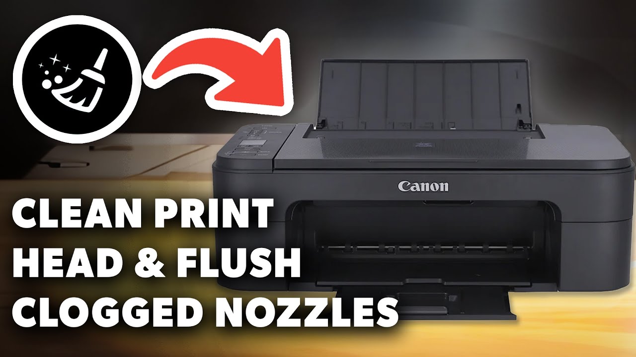 How To Clean Canon Pixma Print Head And Flush Clogged Nozzles (Any ...