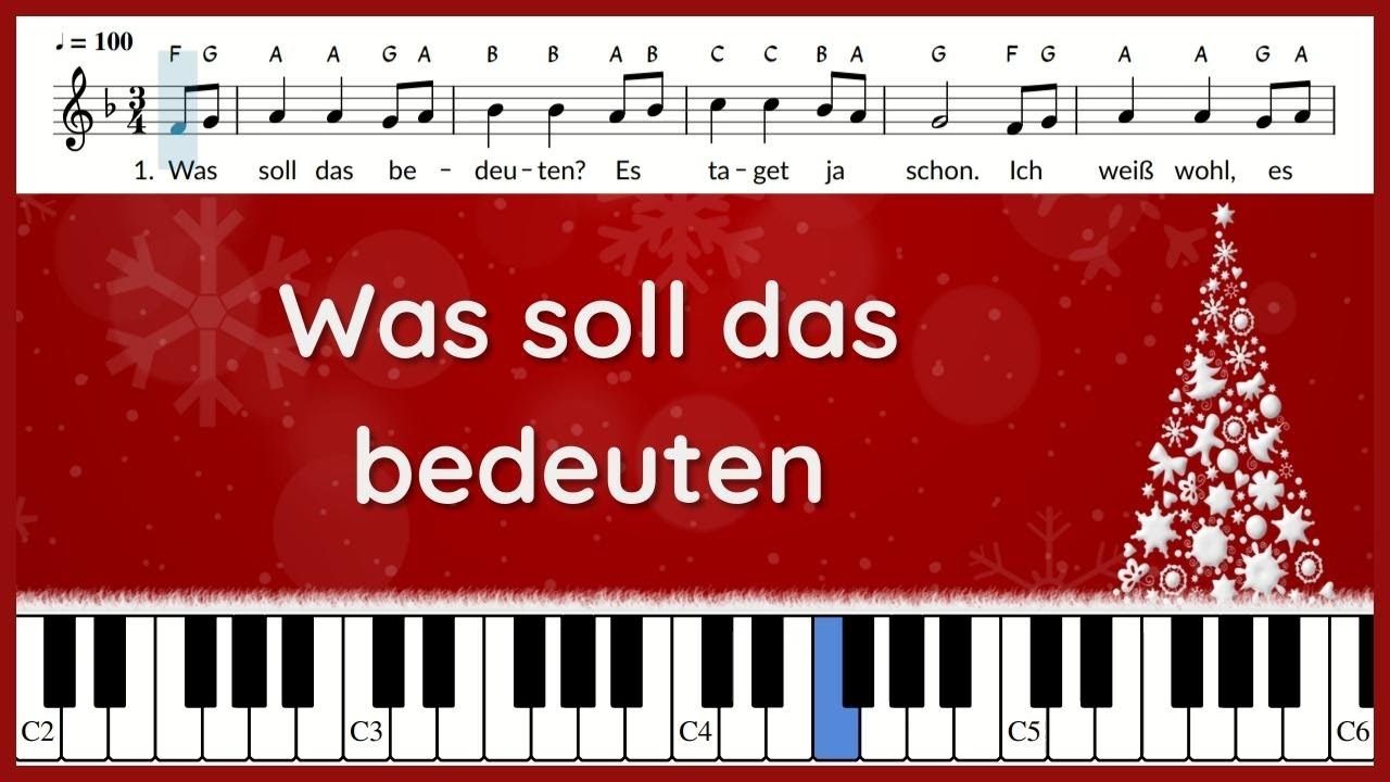 Was soll das bedeuten? Es taget ja schon. / Text und Noten ...