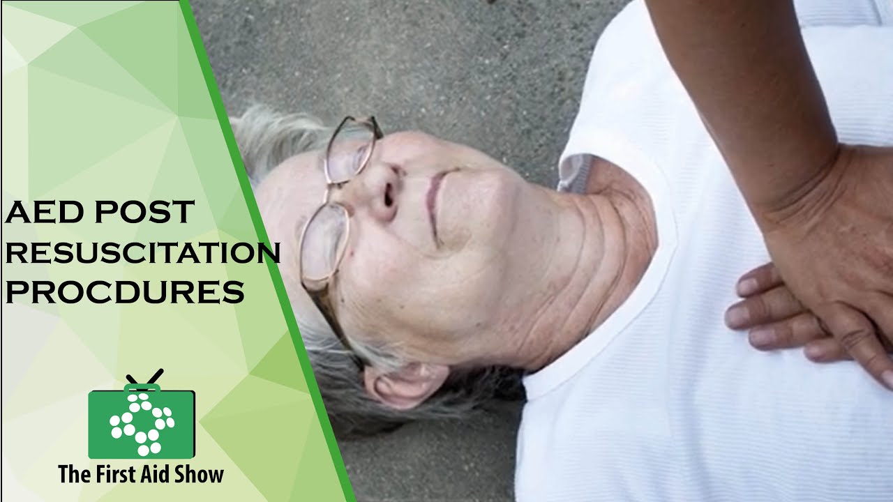 AED Post resuscitation procedures on The First Aid Show - YouTube