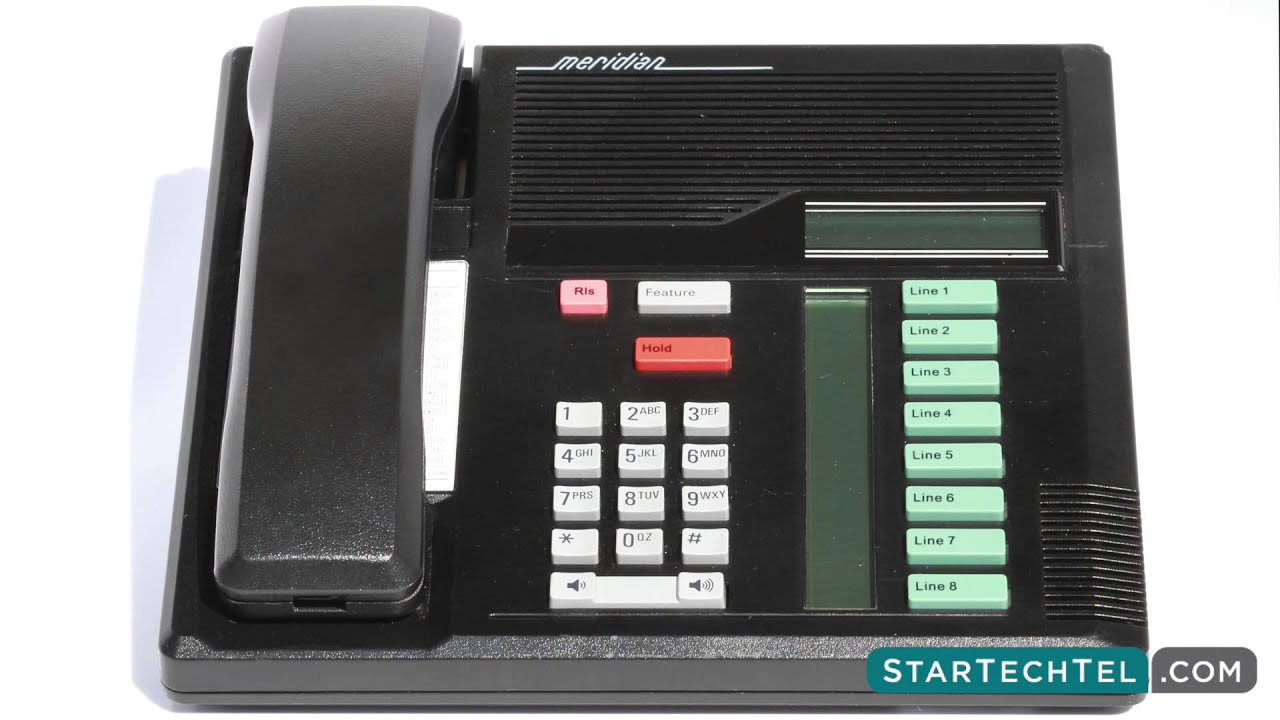 How To Program The Memory Keys On The Nortel M7208 Phone - YouTube