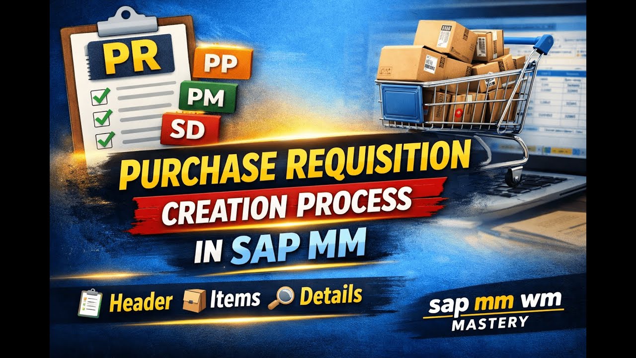 Purchase Requisition (PR) Creation in SAP MM || PR Structure & Process ...