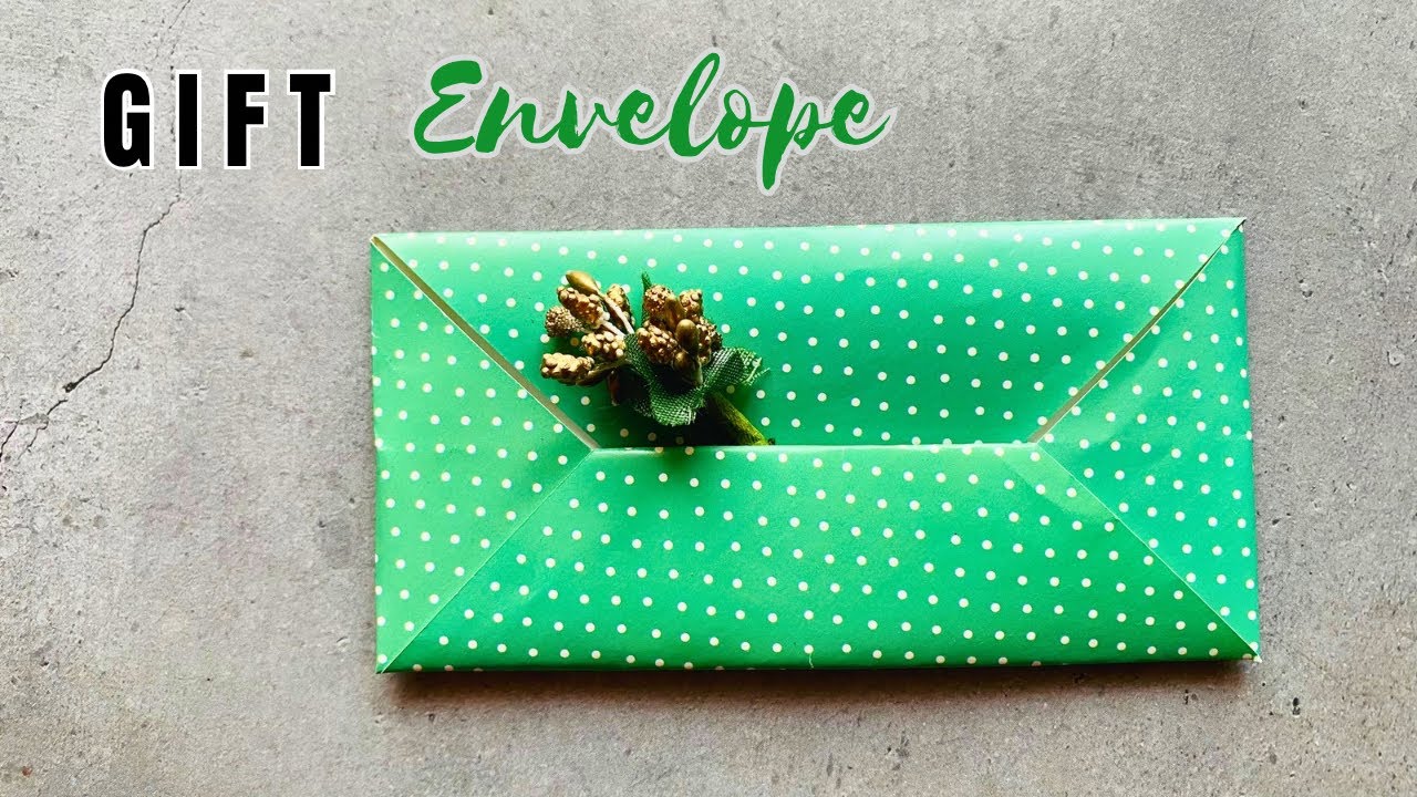 Easy Gift Envelope | Folding Letter into Envelopes | Money Envelope for ...