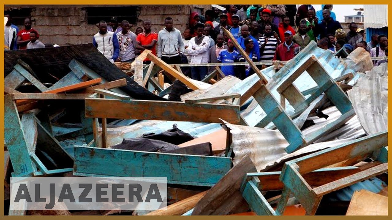 Students killed in Kenya school building collapse - YouTube