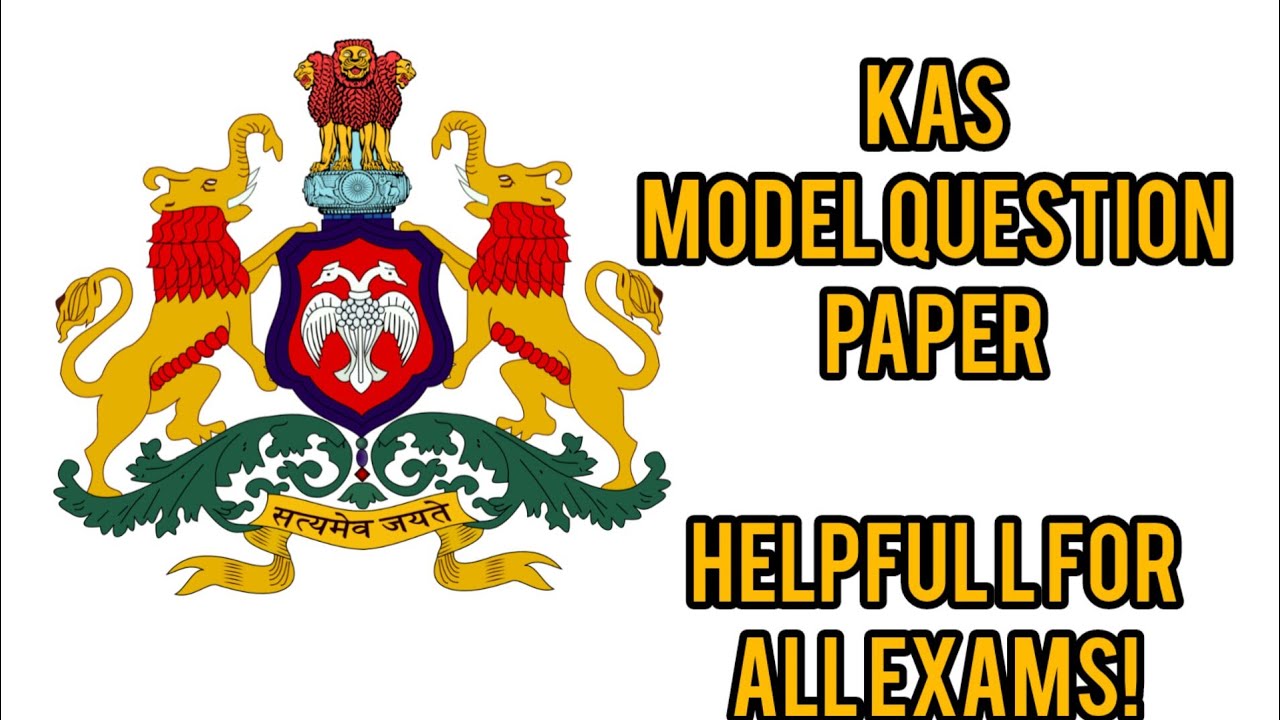 KPSC KAS model question paper | useful to GK paper 1 and 2 - YouTube