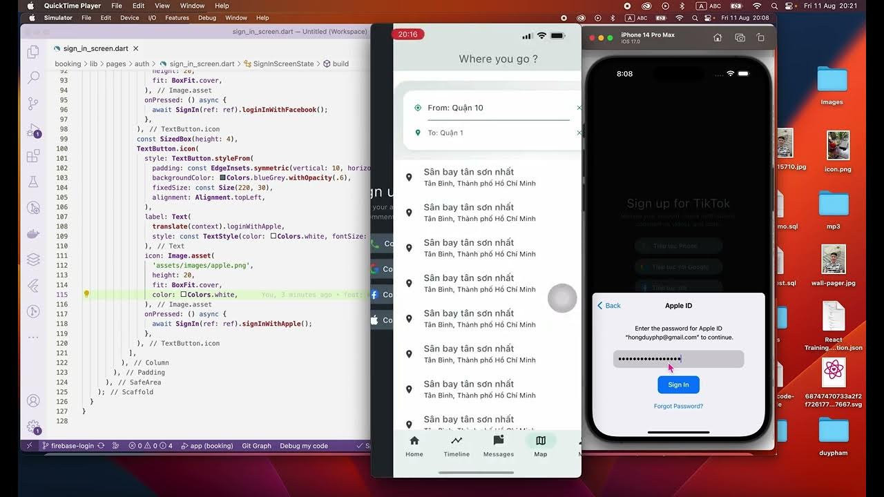 Flutter: Demo Riverpod + Firebase + Apple Login - YouTube