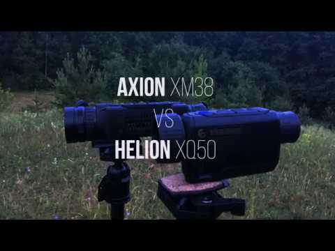 AXION XM38 vs HELION XQ50 - Comparison of Pulsar thermal imagers - YouTube