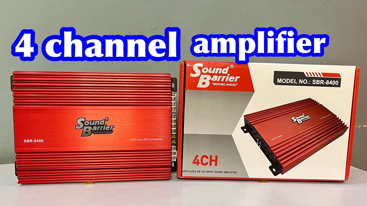 sound barrier amplifier 4 channel | car amplifier | car 4 channel ...