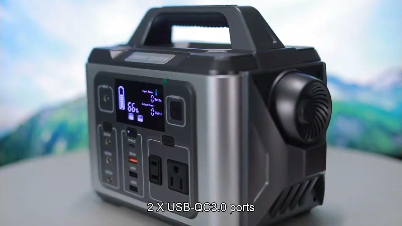 solar powered generator powerness solar generator 3000 watt portable solar generator - YouTube