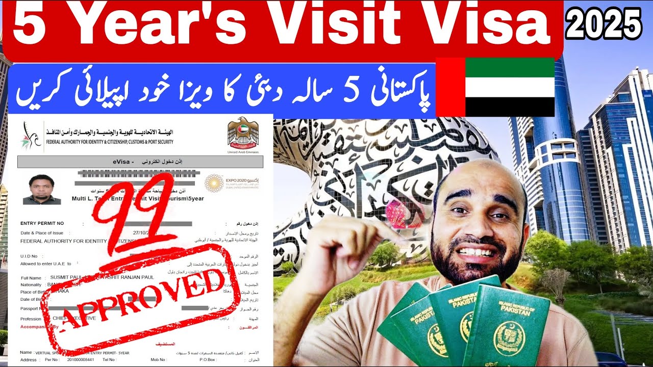 **🌟 Easy Way to Apply Dubai 5-Year Multiple Entry Visit Visa: Requirements & Step-by-Step Guide ...