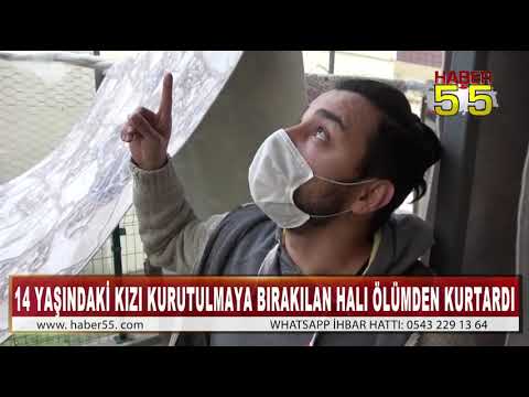 SAMSUN'DA CAM SİLEN 14 YAŞINDAKİ KIZ 3. KATTAN DÜŞTÜ