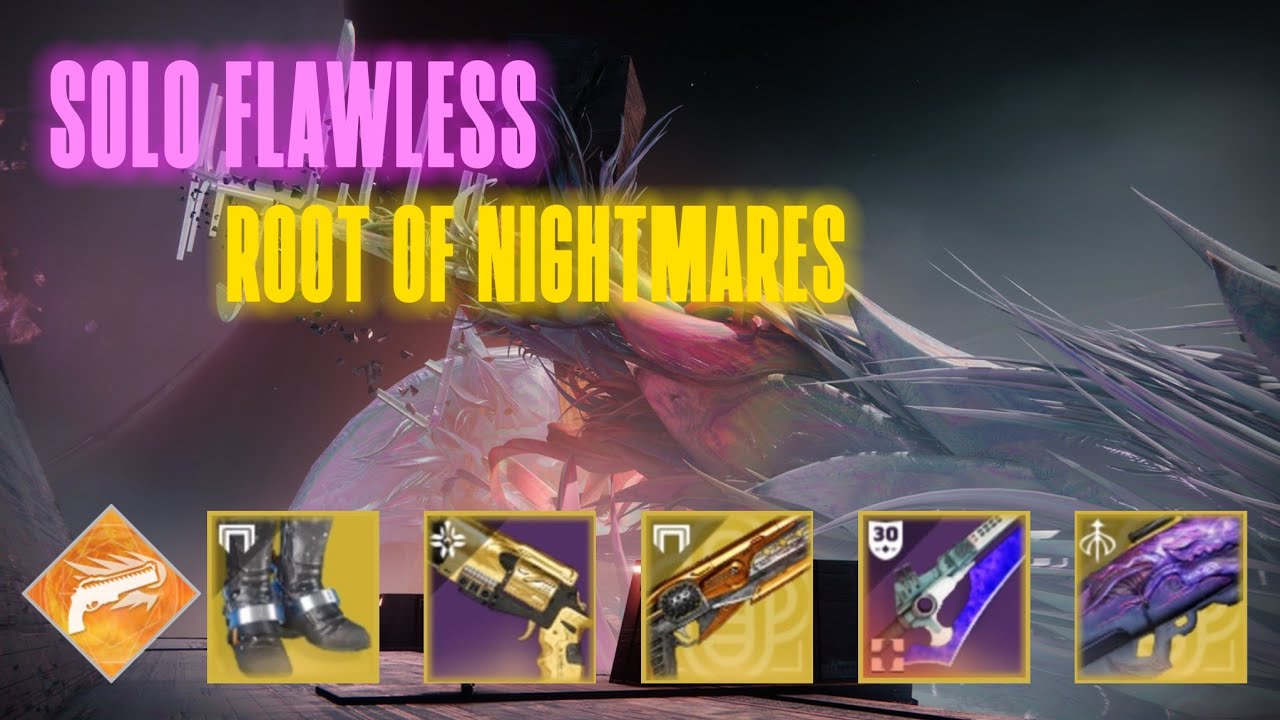 Solo flawless Root of Nightmares raid on Hunter (PS5) [Destiny 2] - YouTube