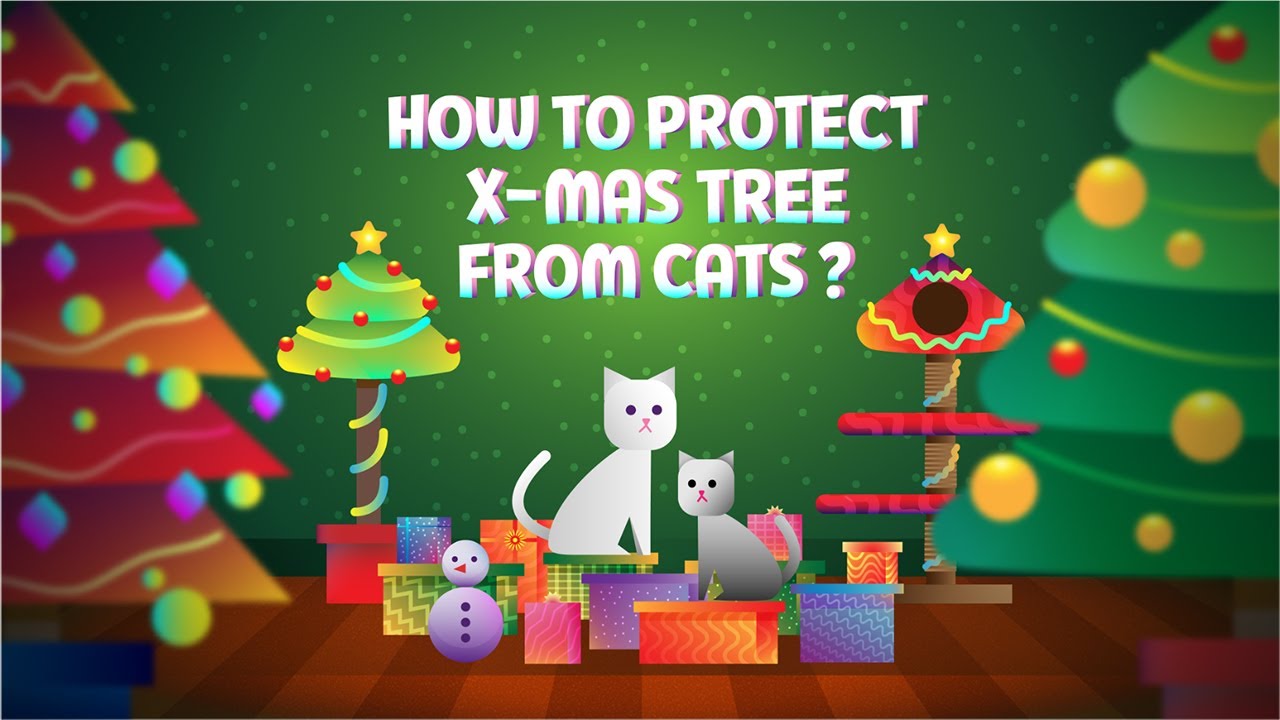 How to protect X-mas tree from cats?, animation video by Thanh Nhan ...