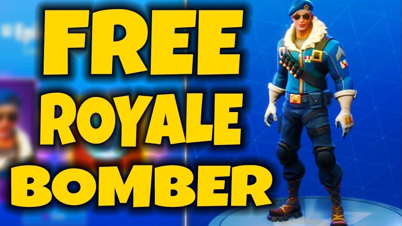 Royale Bomber Skin In Fortnite Battle Royale Royale Bomber Skin Youtube