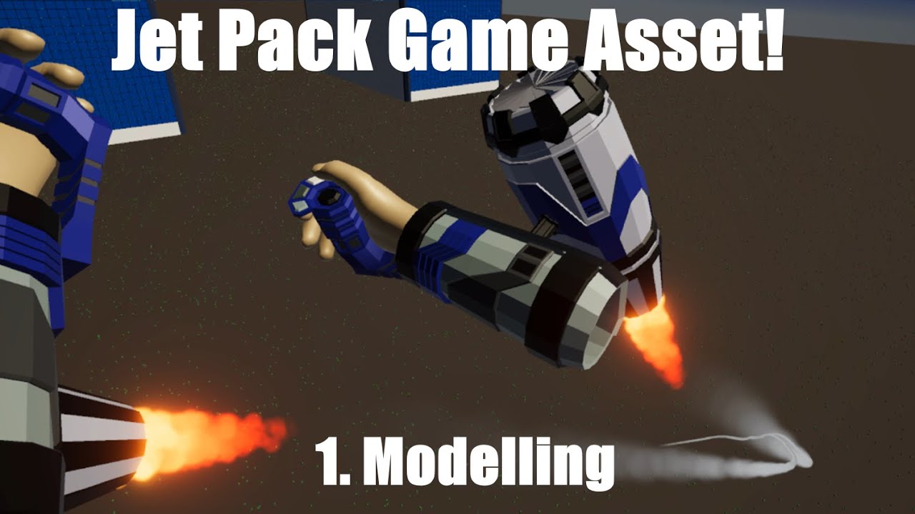 How to model a jet pack/jet engine in Blender tutorial - YouTube