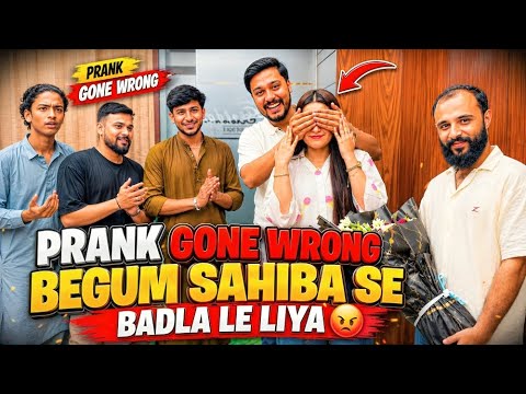 PRANK GONE WRONG 😱 Begum Sahiba Ko Gussa Agya 🥶 Rone Lag Gayii ❤️ Umneh Vlogs 😍