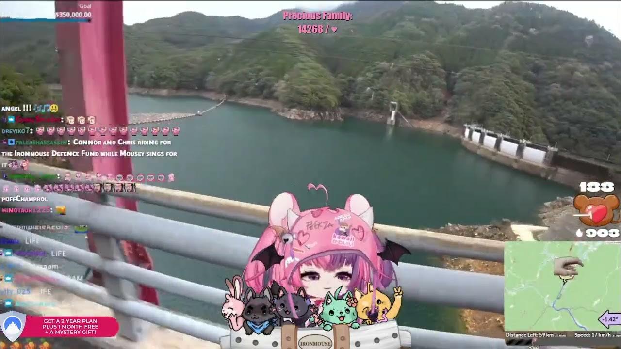 Ironmouse sings Opening 1 Samurai X Judy and Mary - Sobakasu on CDawgVA IRL charity cycling ...