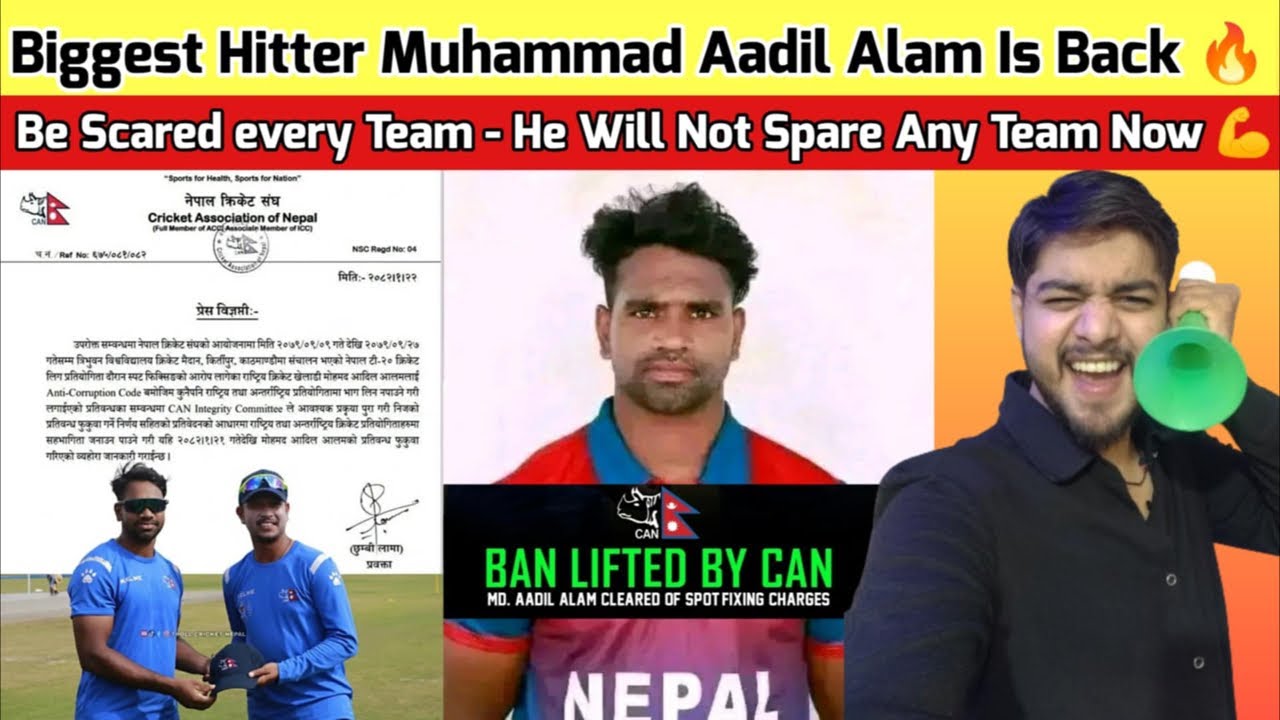 Muhammad Aadil Alam Is Back, He Can Now Play National & International ...